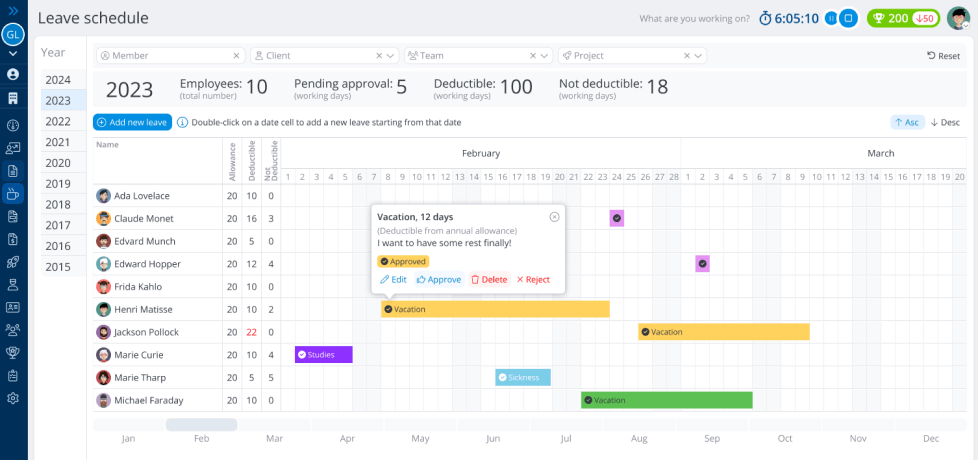 Trackabi — Free Time Tracking, Employee Monitoring, & Leave Management
